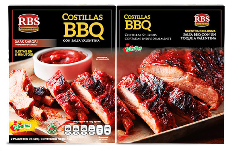 Costillas BBQ y un toque de salsa Valentina • Meat Industria en Alimentos